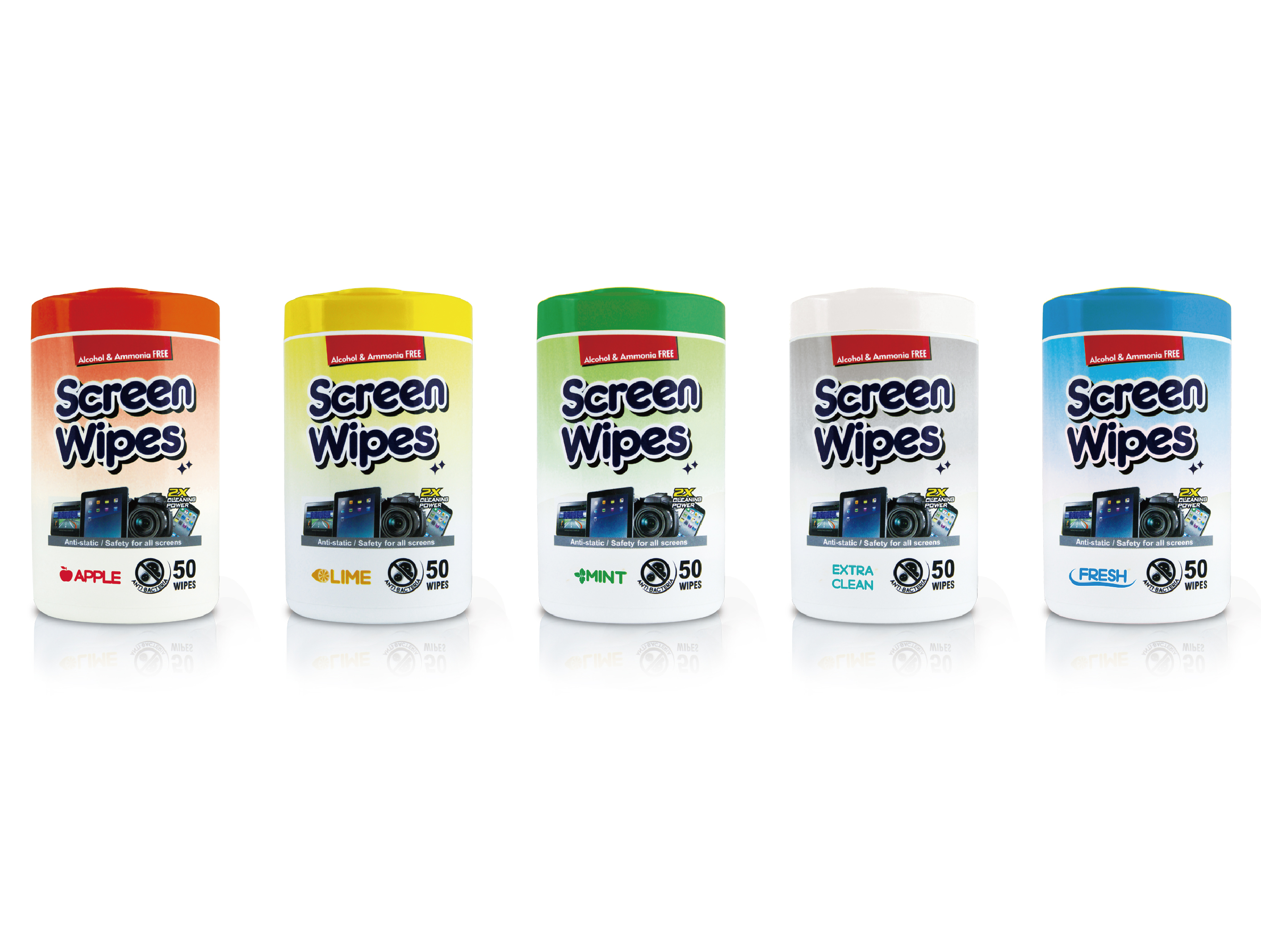 50-Sheet Screen Cleaning Wipes